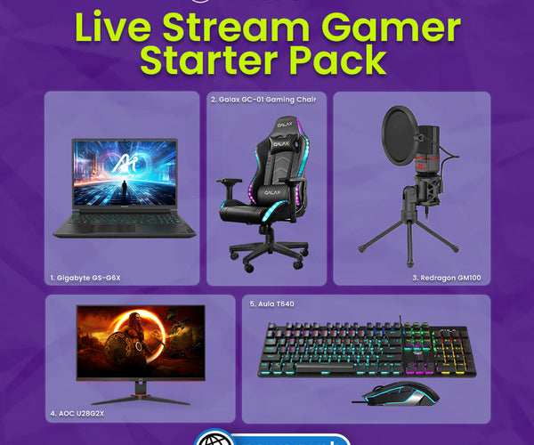 Live Stream Gamer Starter Pack (Shop Your Essentials) – PCWORX