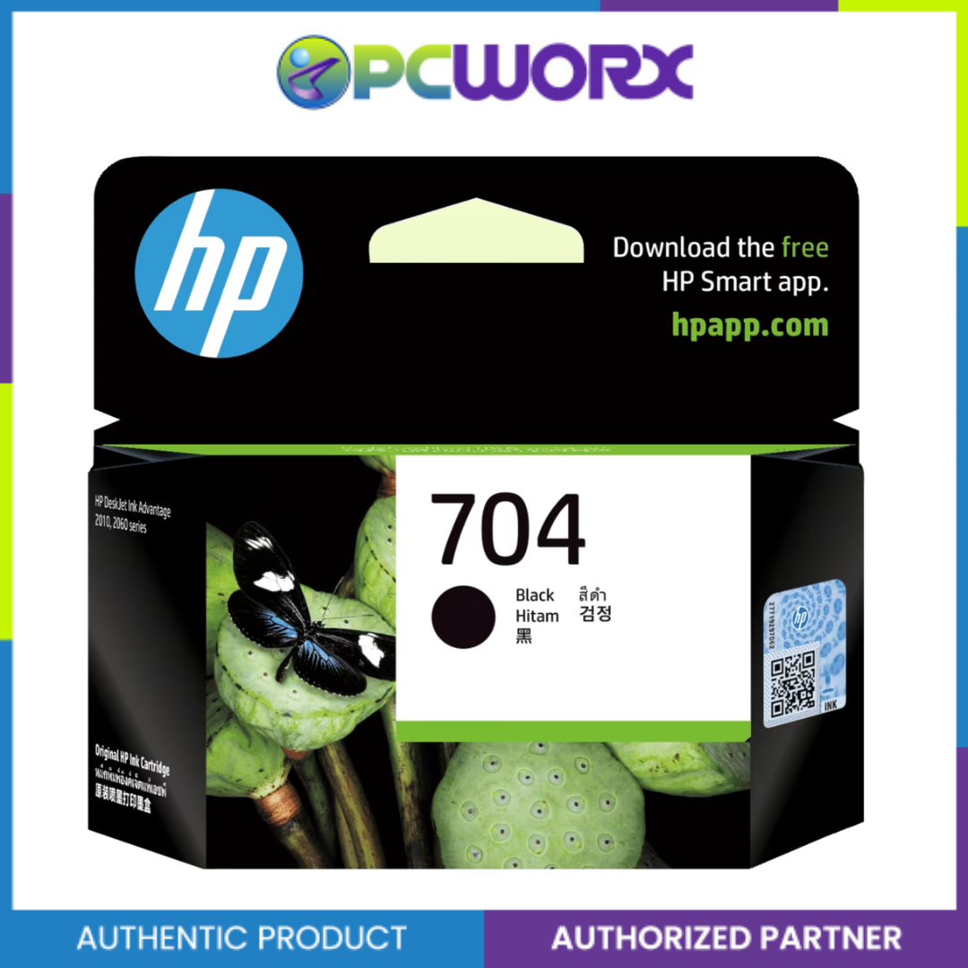 HP CN692AA/CN693AA #704 Black Ink Cartridge — PCWORX