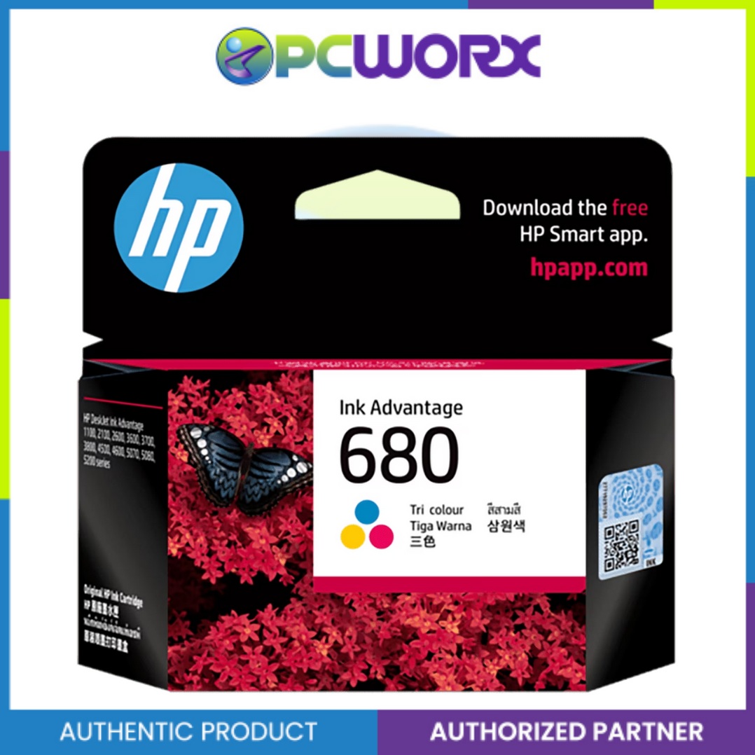 HP F6V26AA/F6V27AA 680 Color Ink Cartridge — PCWORX