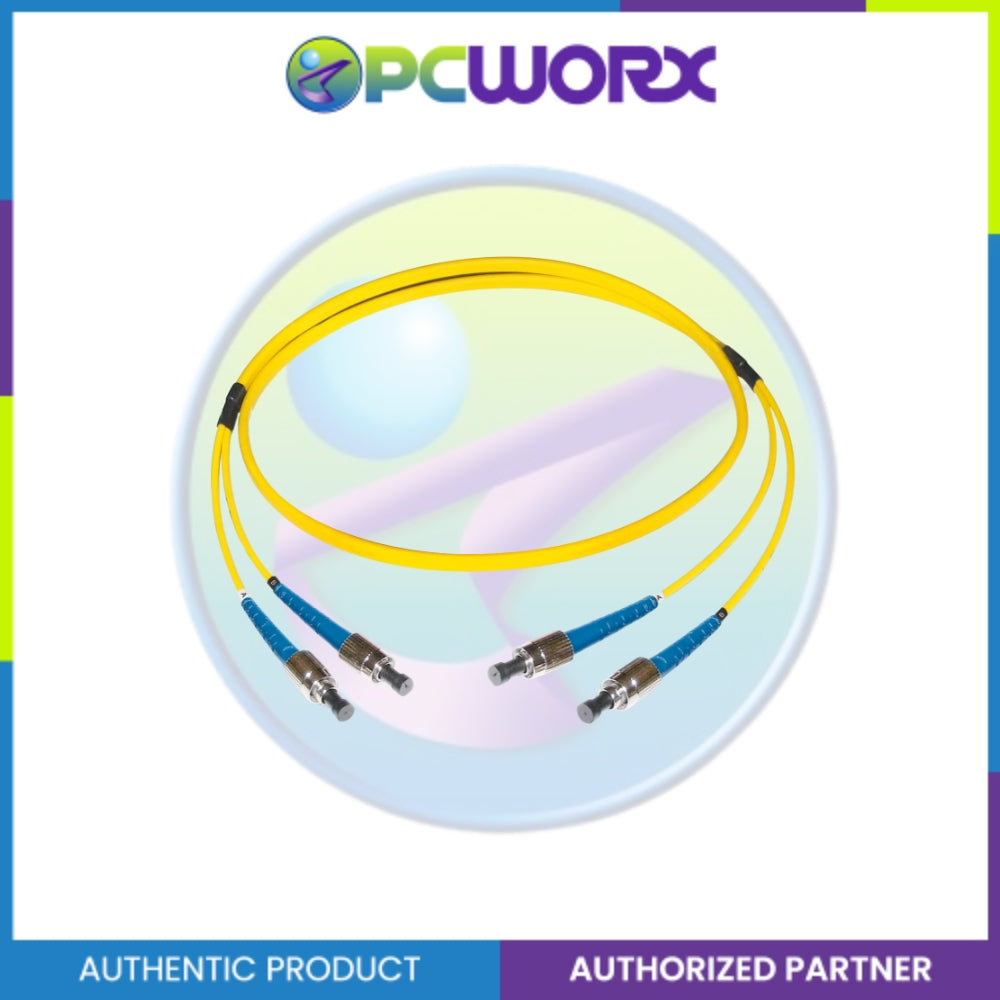 Datwyler Duplex Patch Cord ST-ST E09/125 3meters PN: 390086 Yellow — PCWORX