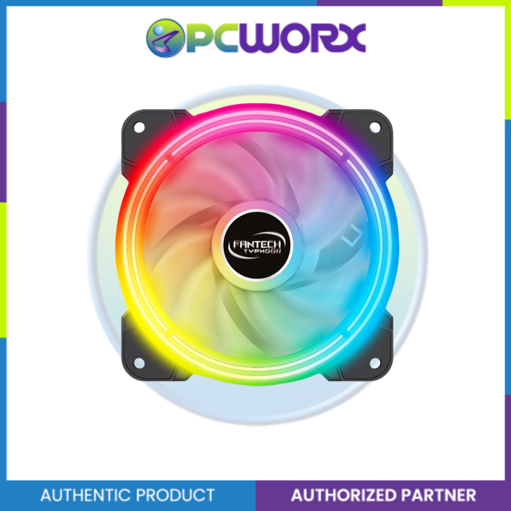 Fantech FB-302 Typhoon RGB 3 in 1 Fan RGB 120mm Chassis Fan — PCWORX