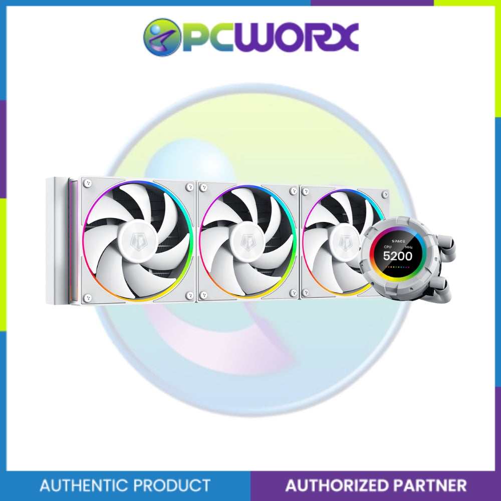 ID Cooler Space SL 360 LCD Aio Cooler White CPU Cooler — PCWORX