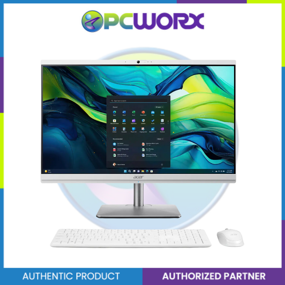 Acer C24-195ES AIO Ultra 5 125U 8GB 512GB SSD 23.8" Shared Win11 Home – PCWORX