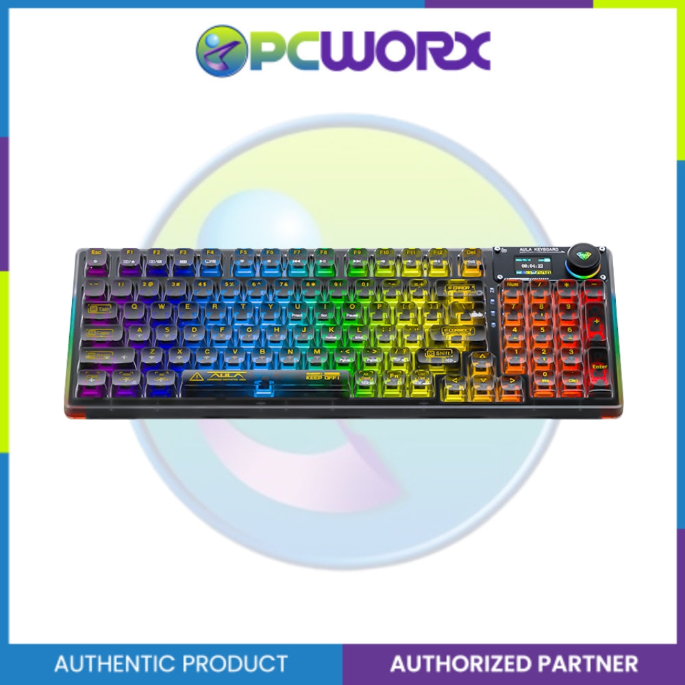 Aula F98 Pro Gaming Keyboard Black — PCWORX