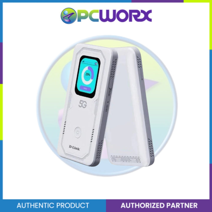 D-Link DWR-U2100 5G NR Wi-Fi 6 AX900 MiFi Mobile Router (with 5,000mAh ...