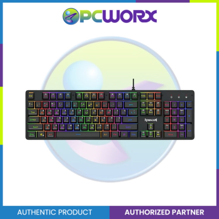 Redragon K514 Nagato RGB Wired Gaming Keyboard Black – PCWORX