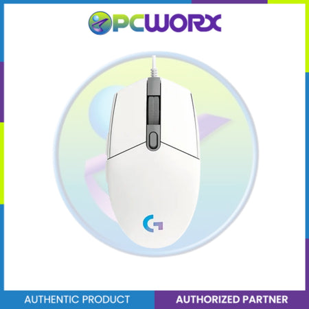 Logitech G102 LightSync RGB Gaming Mouse White Wired – PCWORX