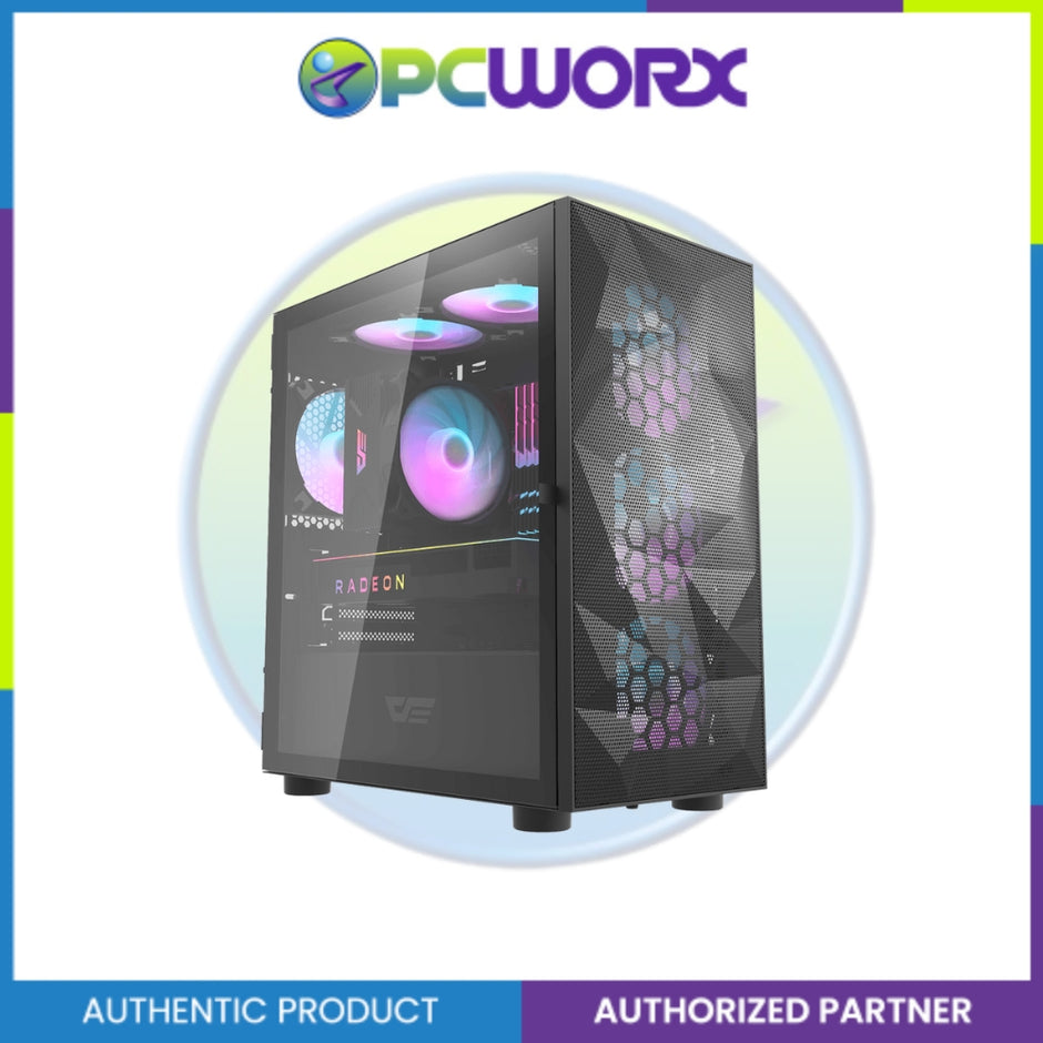 Darkflash DLM21 m-ATX TG Case Black – PCWORX