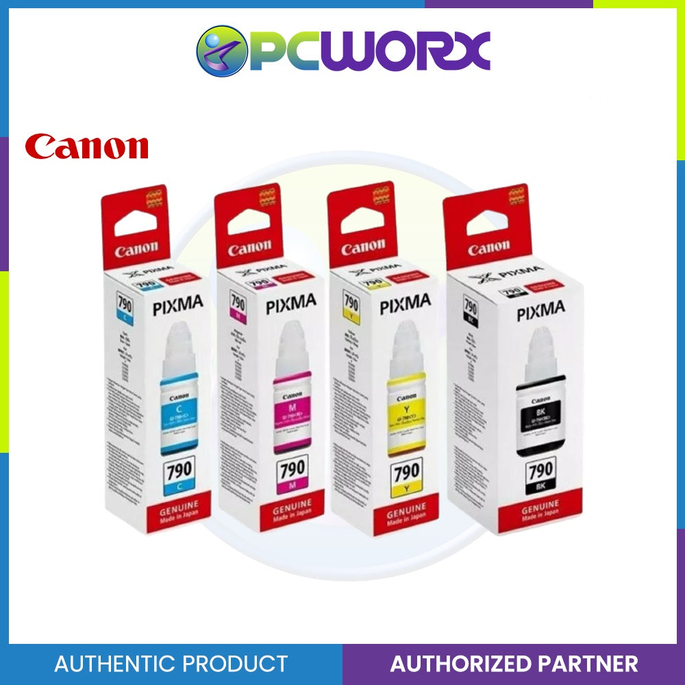 Canon GI-790 Black / Cyan / Magenta / Yellow Inks – PCWORX