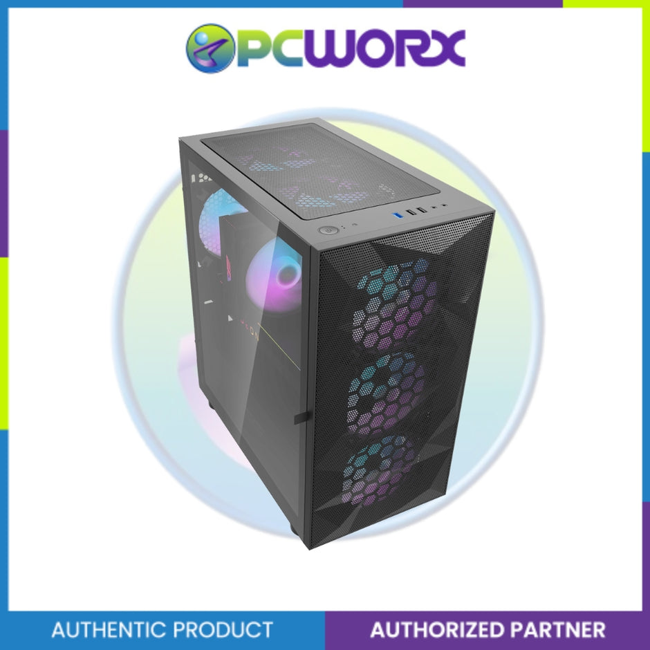 Darkflash DLM21 m-ATX TG Case Black – PCWORX