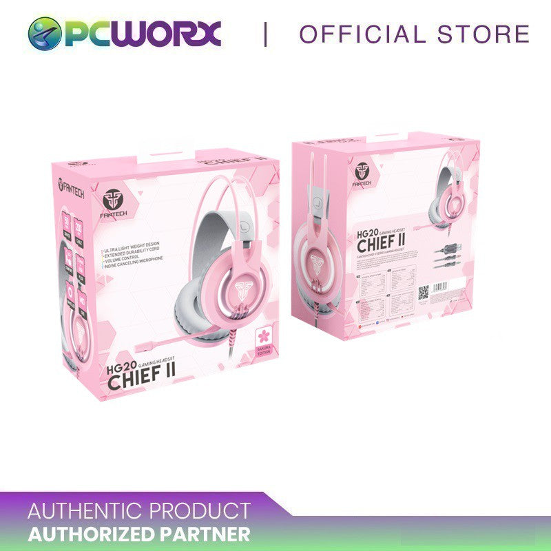 Fantech HG20 Chief II Gaming Headset Sakura Pink – PCWORX