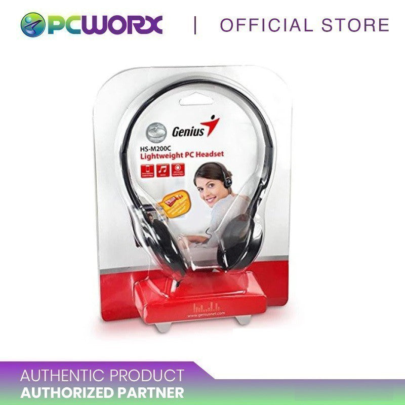 Genius HS-M200C Headset Single Jack – PCWORX