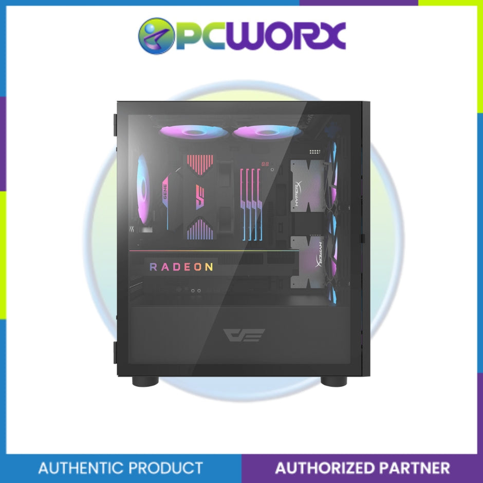 Darkflash DLM21 m-ATX TG Case Black – PCWORX