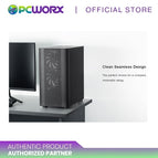 Tecware Flatline TG m-ATX Mini-Tower w/ 3x120mm fans Black – PCWORX