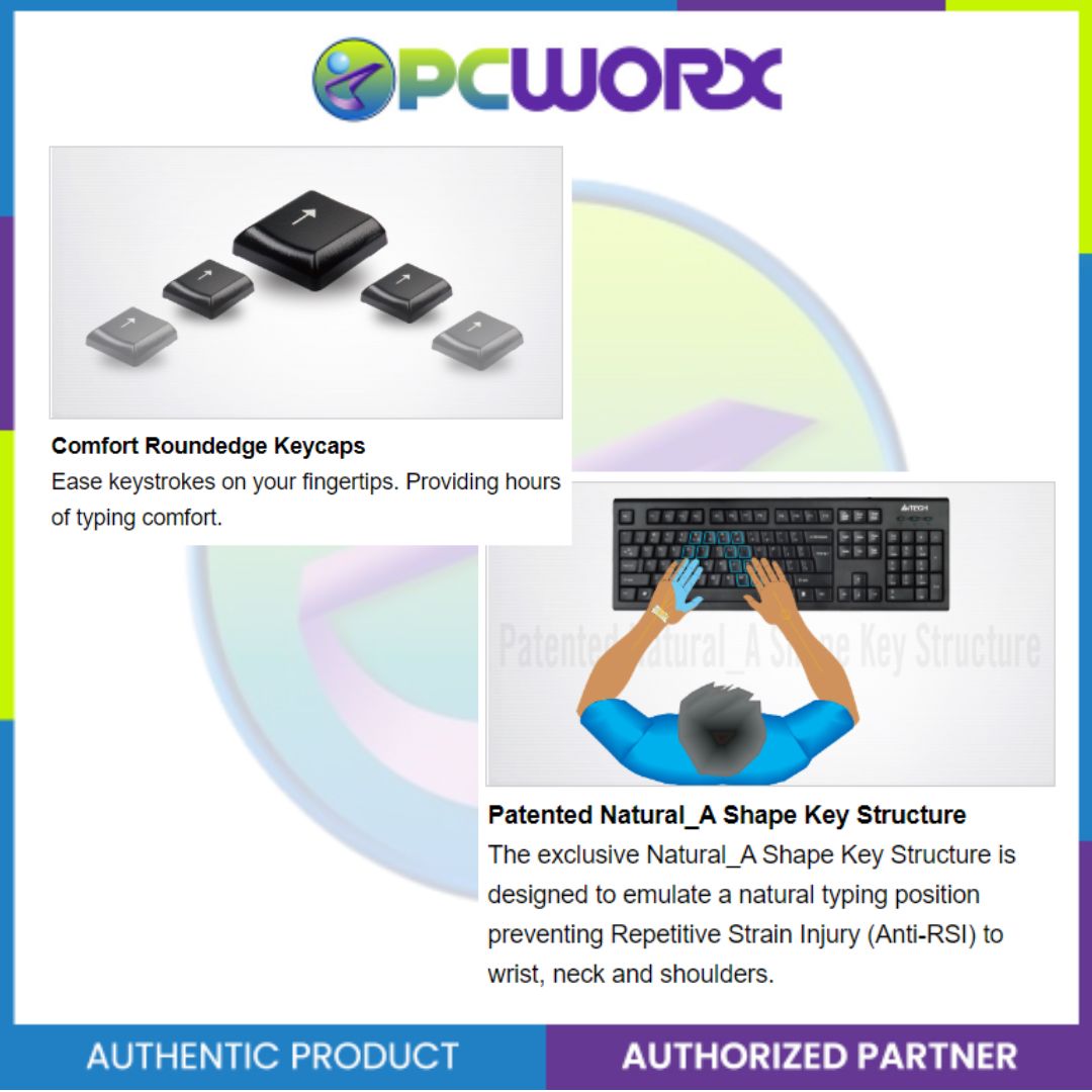 A4Tech KRS-85 Comfortable A-Shape PS2 – PCWORX