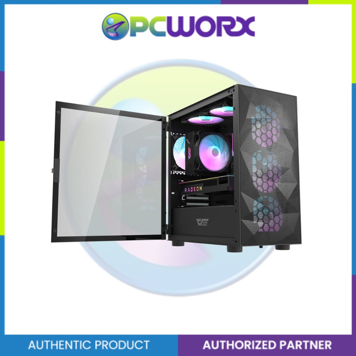 Darkflash DLM21 m-ATX TG Case Black – PCWORX