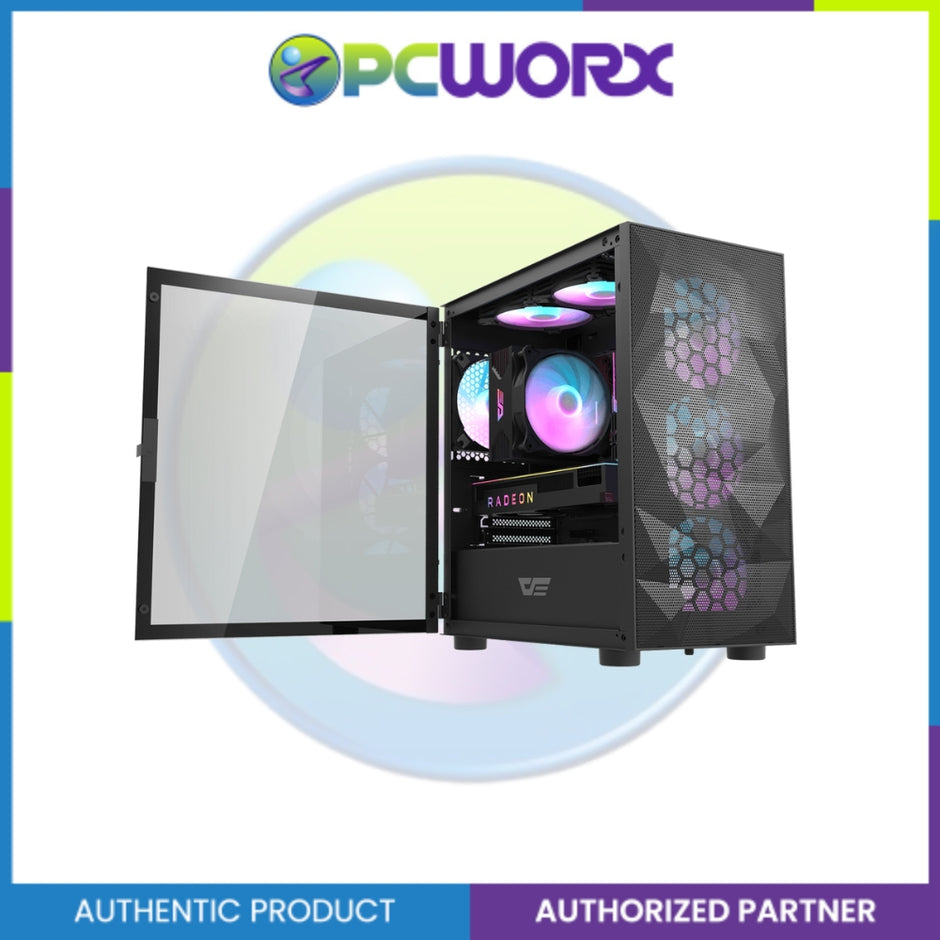 Darkflash DLM21 m-ATX TG Case Black – PCWORX