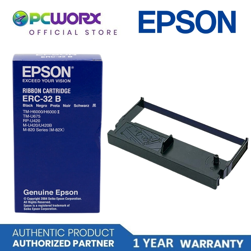 Epson ERC-32 Black Ribbon — PCWORX