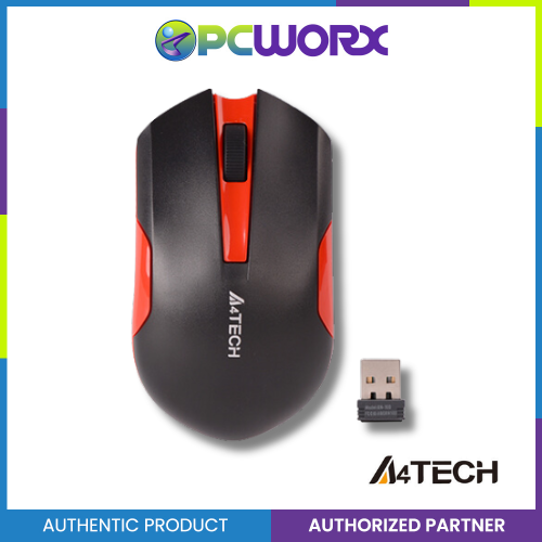 A4Tech G3-200N Wireless Mouse Black Red – PCWORX