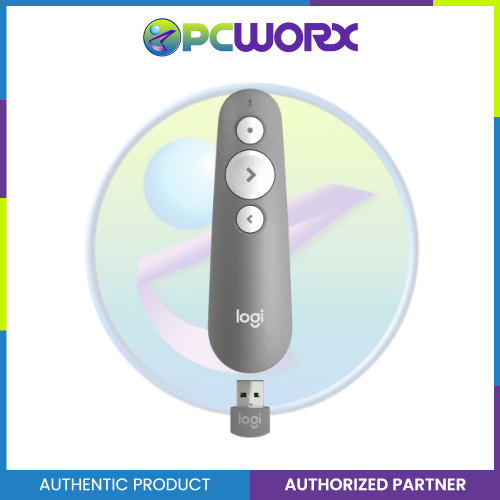 Logitech R500s Laser Presentation Remote Midnight Grey — PCWORX