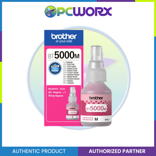 Brother BTD60BK, Brother BT5000-Cyan, Magenta & Yellow – PCWORX
