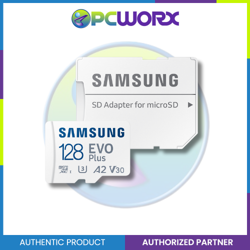 Samsung MB-MC128KA/APC 128GB Micro SD Evo Plus C10 w/ Adapter — PCWORX
