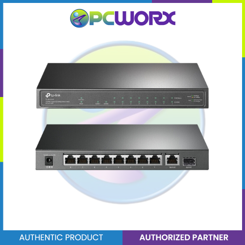 TP-LINK TL-SG1210P 10-Port Gigabit Desktop Switch w/ 8-Port PoE+ Port ...