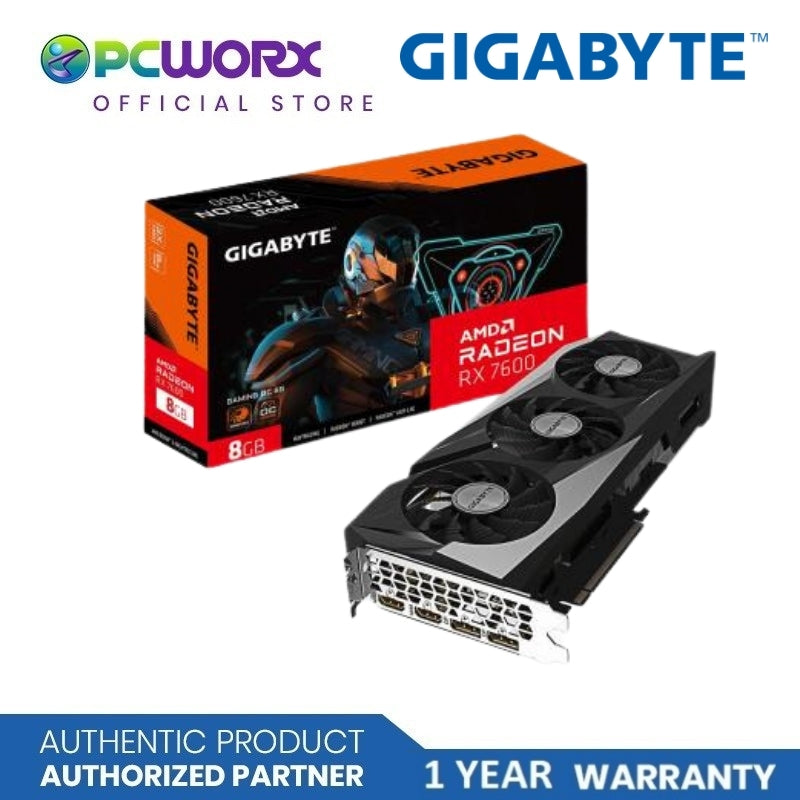 Gigabyte GV-R76XTGAMING-OC-16GD RADEON RX7600XT GAMING OC 16GB GDDR6 D ...