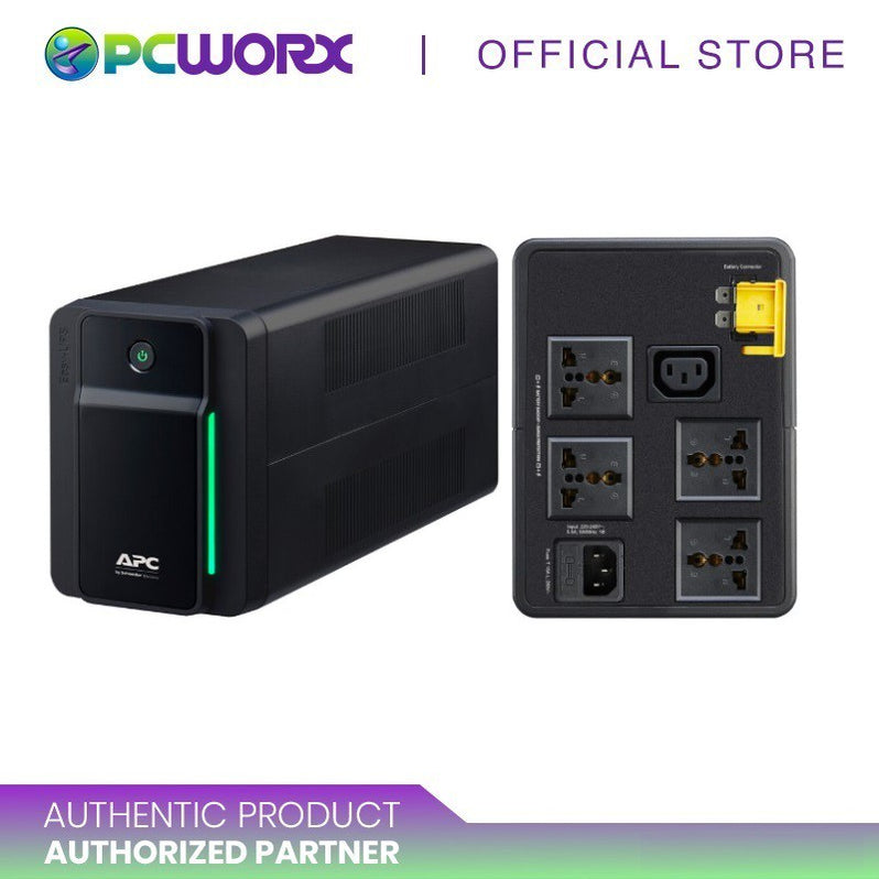 APC BVX1200LI-MS Easy Back UPS 1200VA/650Watts 230V AVR Universal Sock — PCWORX