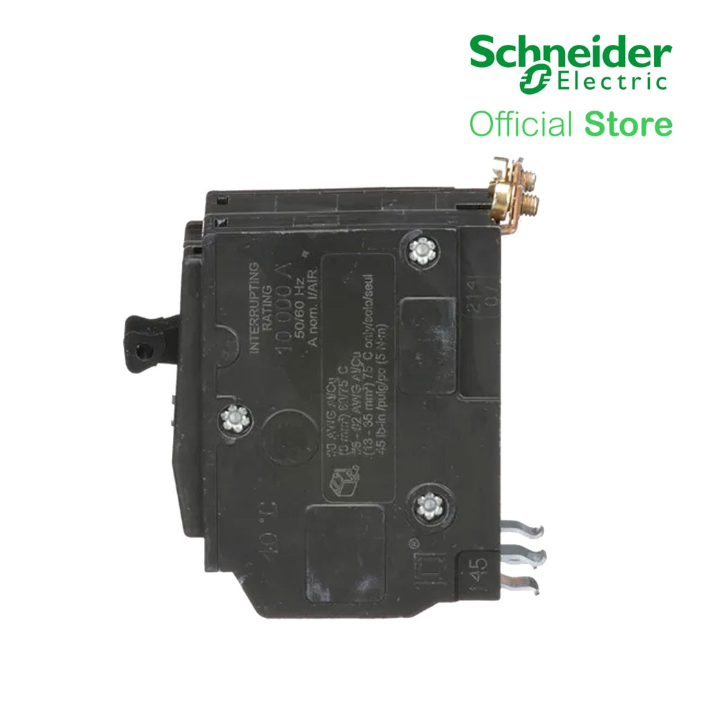Schneider QOB UL 2-Pole 40A Bolt-On Miniature Circuit Breaker 120/240V ...