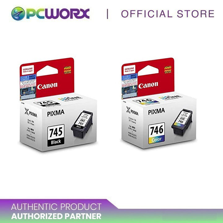 Canon PG-745 Black and CL-746 Color Ink Cartridge – PCWORX