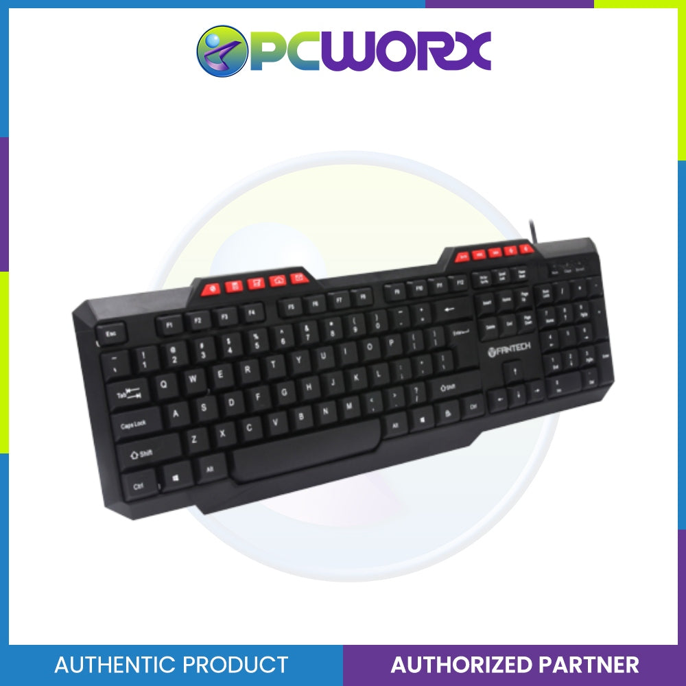 Fantech K210 USB Keyboard Multimedia Office Keyboard – PCWORX