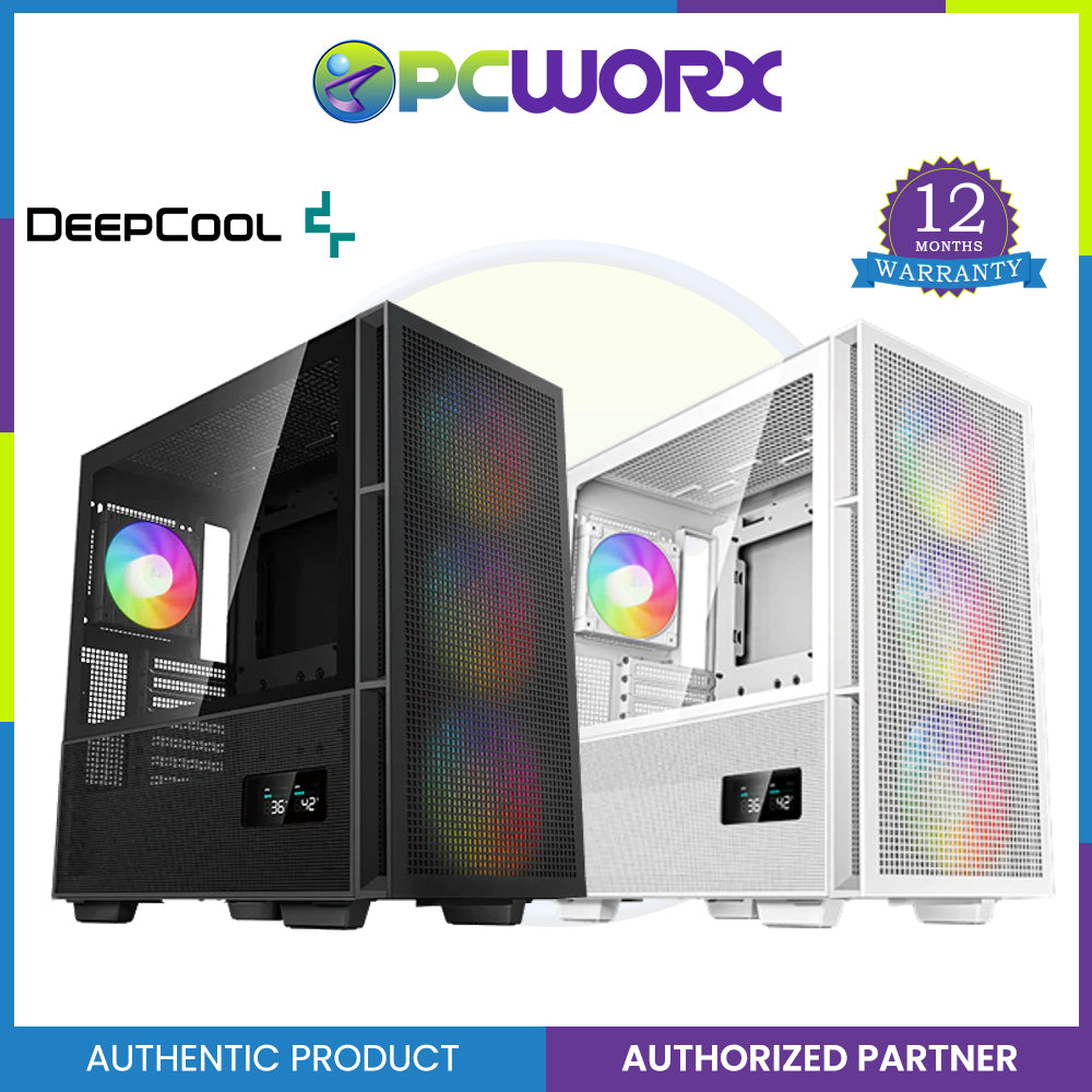 DeepCool CH560 Digital ATX Airflow case, Dual Status Display, 3X Pre-I ...