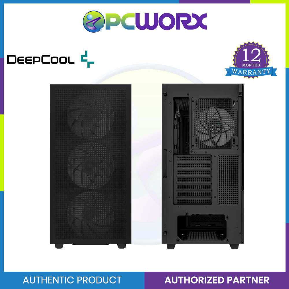 DeepCool CH560 Digital ATX Airflow case, Dual Status Display, 3X Pre-I ...