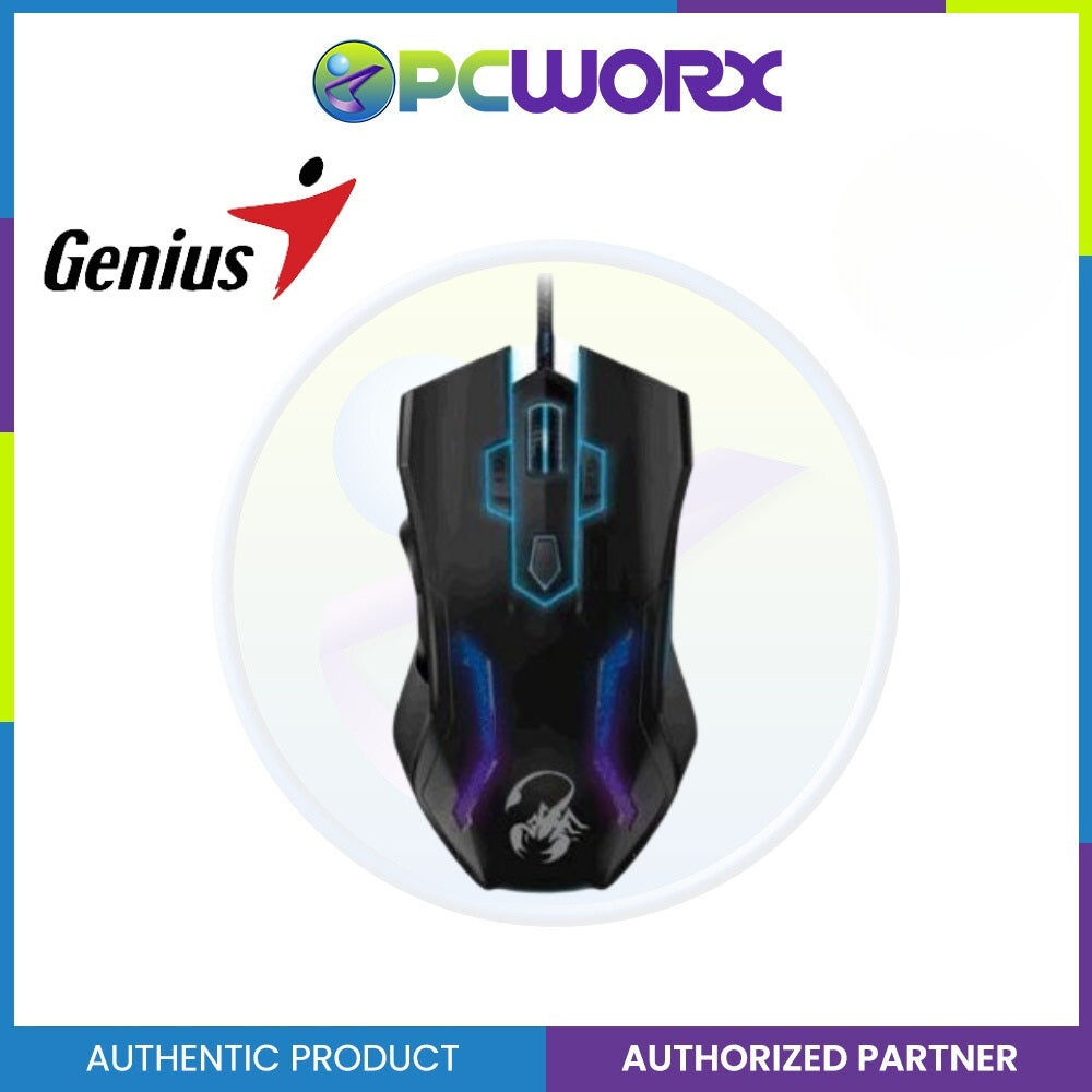 Genius GX-Gaming Scorpion Spear Pro Gaming Mouse with Programmable But ...