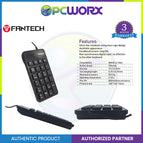 Fantech FTK801 Numeric Keypad Black – PCWORX
