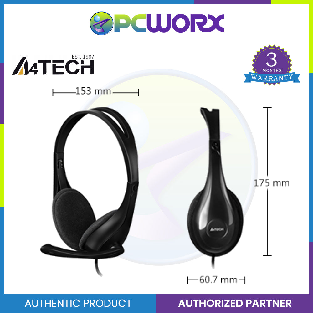 A4TECH HS-9 Stereo Headset – PCWORX