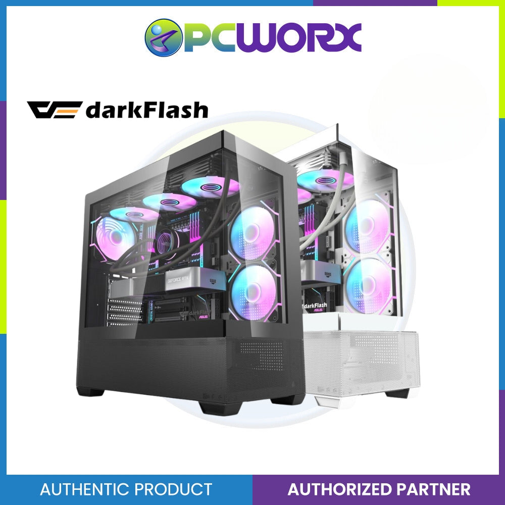 Darkfalsh DS900 AIR PANORAMIC GLASS SIDE PANEL LUXURY PC CASE BLACK ...