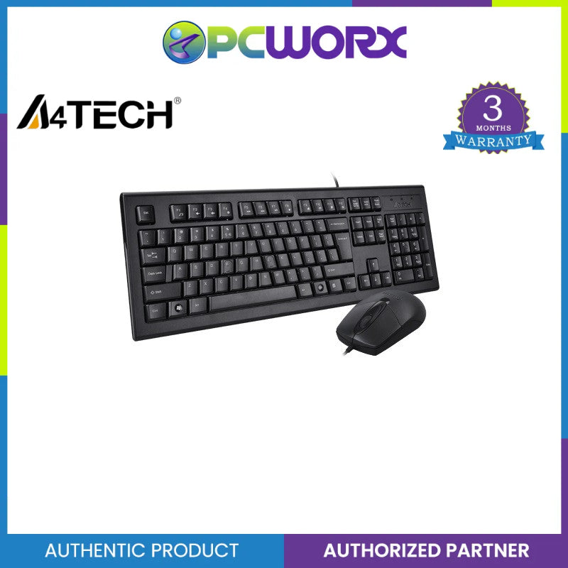 A4Tech KRS-8372 / KRS-8572 USB Keyboard and Mouse Combo Kit – PCWORX