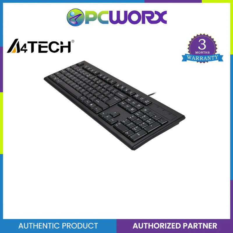 A4Tech KRS-83 Comfortable A Shape Spill Resistant USB Keyboard – PCWORX